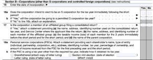 IRS Form 1128 Instructions - Changes to Tax Year