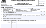 IRS Form 4563 Instructions