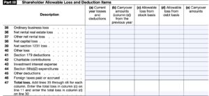 IRS Form 7203 Instructions - S Corporation Stock & Debt Basis