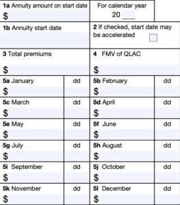 IRS Form 1098-Q Instructions - QLAC Premiums