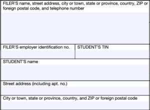 IRS Form 1098-T Instructions - Tuition Statement