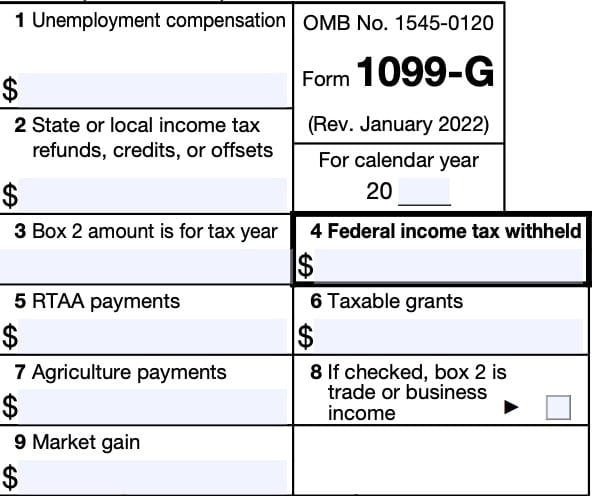 IRS Form 1099-G Instructions - Certain Government Payments