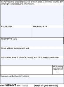 IRS Form 1099-INT Instructions - Interest income
