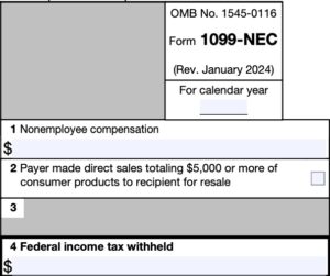 IRS Form 1099-NEC Instructions - Nonemployee Compensation