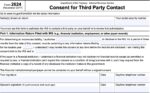 IRS Form 2624 Instructions - Consent for Third Party Contact