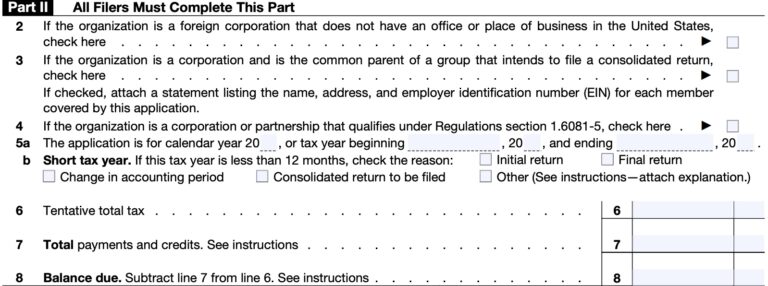 IRS Form 7004 Instructions - Tax Extensions for Business Returns