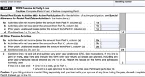 IRS Form 8582 Instructions - A Guide to Passive Activity Losses