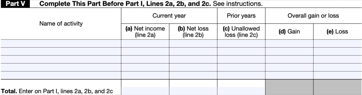 IRS Form 8582 Instructions - A Guide to Passive Activity Losses