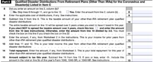 IRS Form 8915-F Instructions - Qualified Disaster Distributions