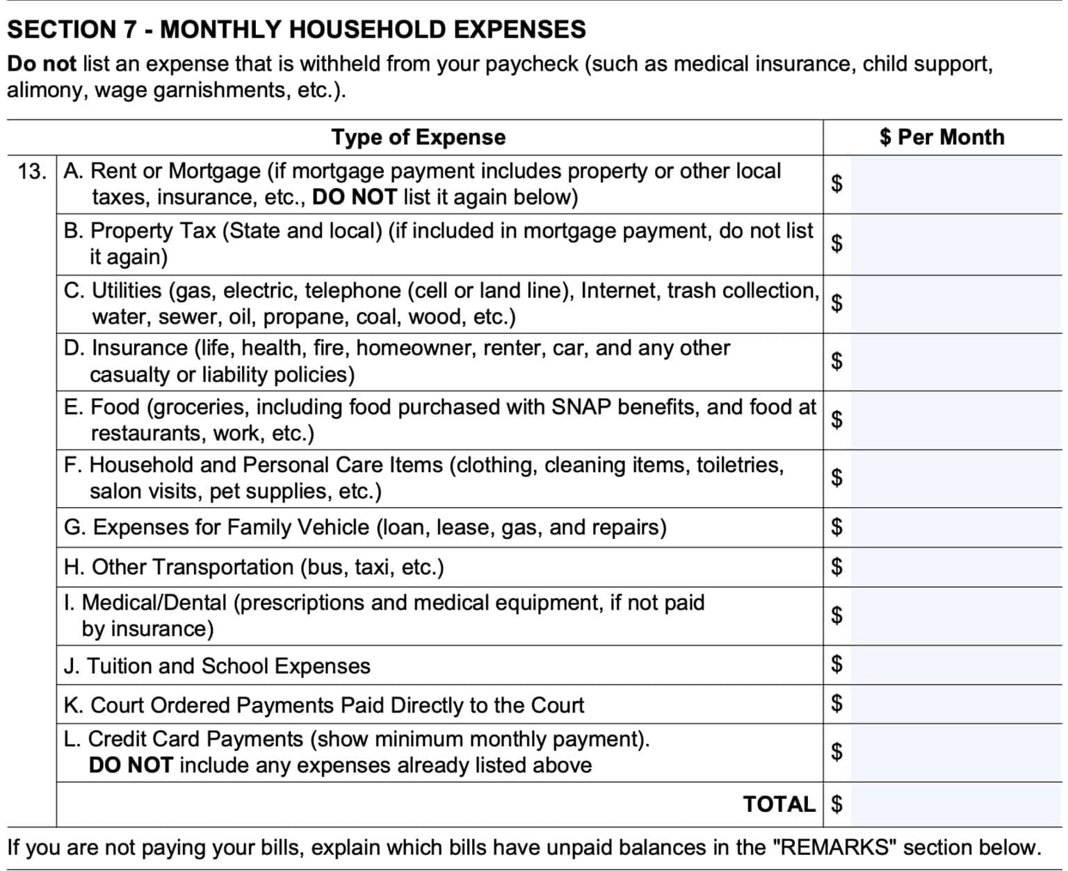 Form SSA 632-BK Instructions - Waiver of Overpayment Recovery