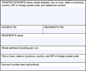 IRS Form 1099-SA Instructions HSA and MSA Distributions