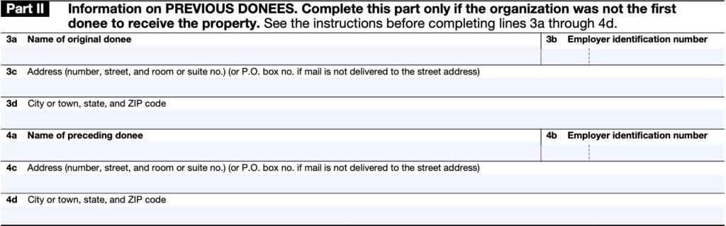 IRS Form 8282 Instructions - Donee Information Return
