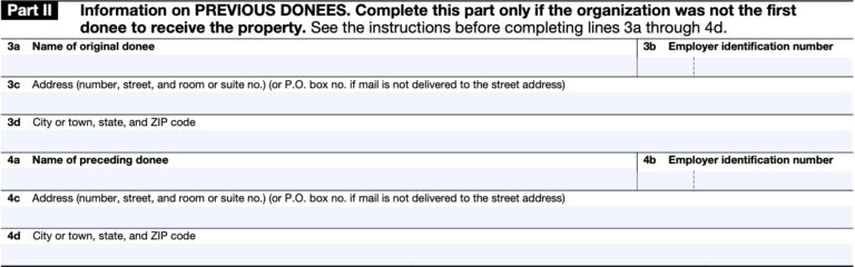 IRS Form 8282 Instructions - Donee Information Return
