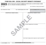 Form SSA-1099 Instructions - Social Security Benefits
