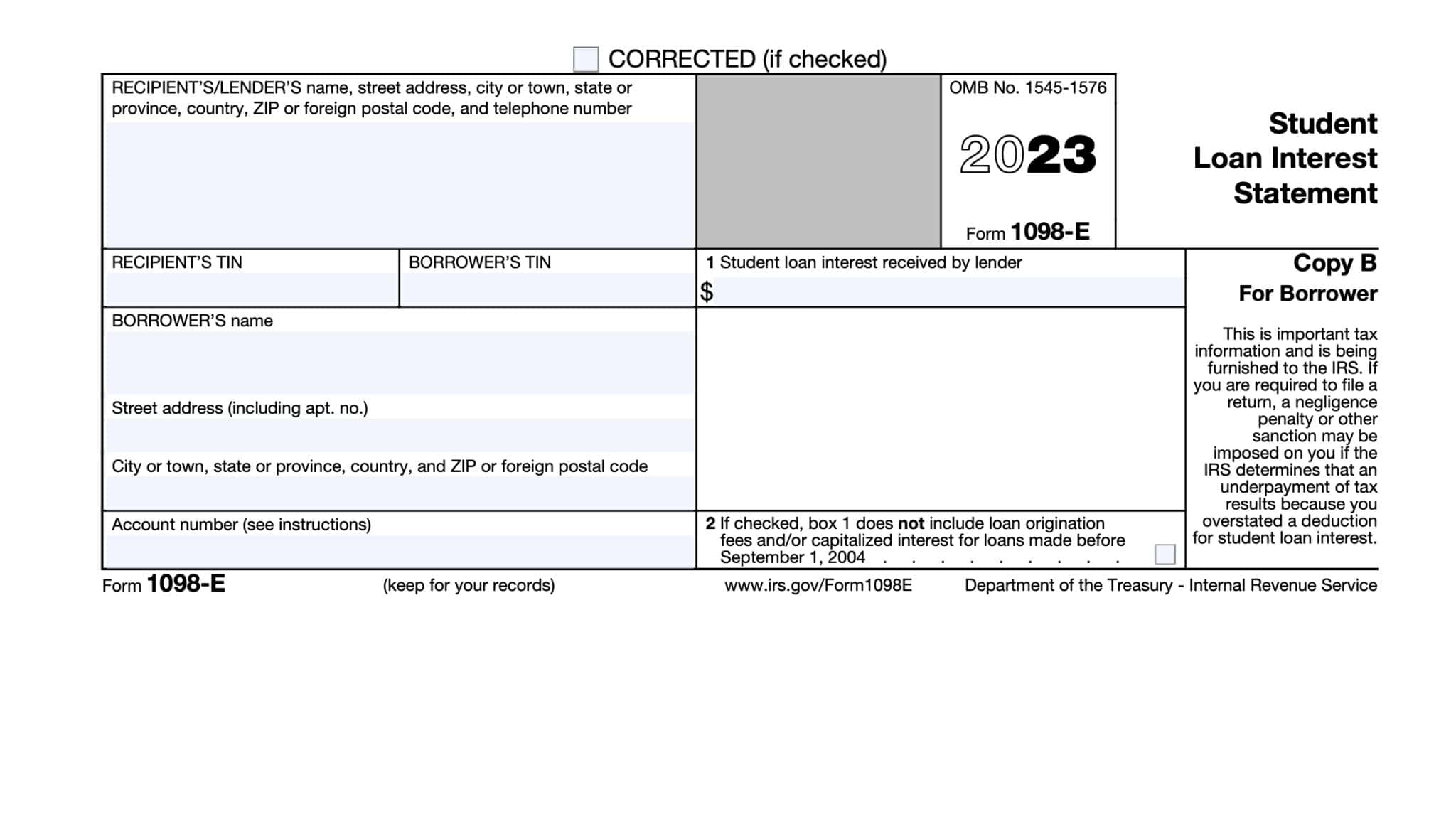 IRS Form 1098-C Instructions - Qualified Vehicle Contributions