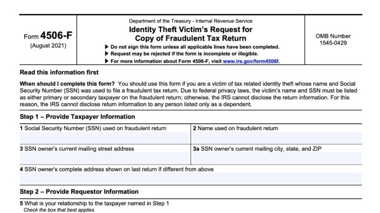 IRS Form 15227 Instructions - Application for IP PIN