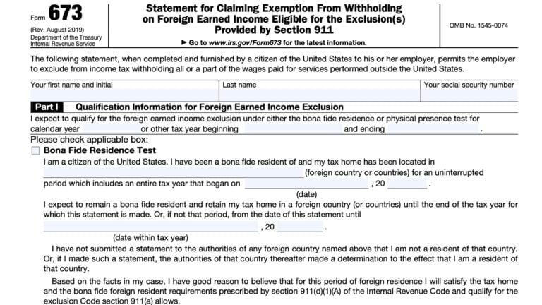 IRS Form 8233 Instructions - Nonresident Alien Tax Exemption