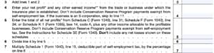 IRS Form 7206 Instructions - Self-Employed Health Insurance