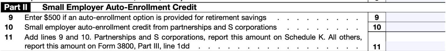 IRS Form 8881 Instructions - Small Employer Pension Plan Credits