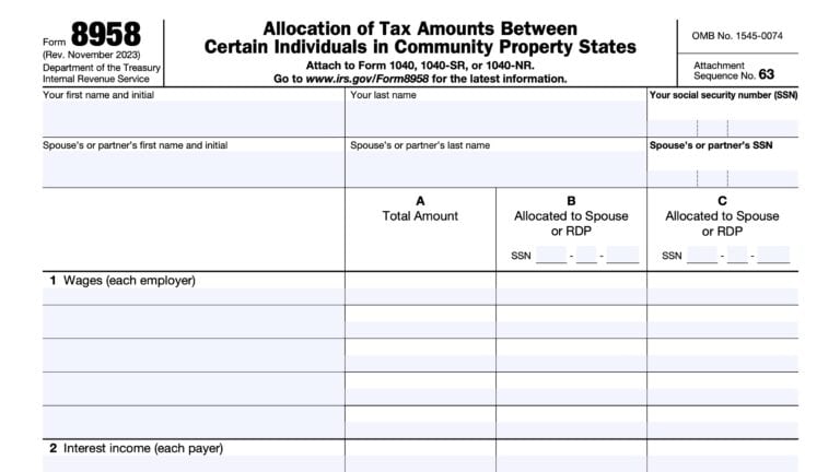 IRS Form 1040-V Instructions - Tax Payment Voucher