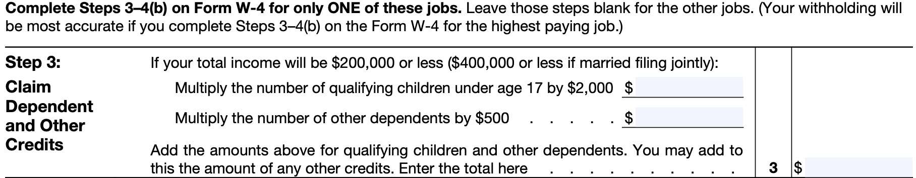 IRS Form W-4 Instructions - Employee's Withholding Certificate