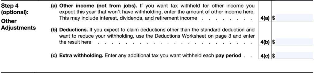 IRS Form W-4 Instructions - Employee's Withholding Certificate