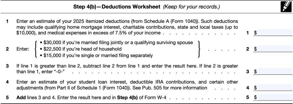 IRS Form W-4 Instructions - Employee's Withholding Certificate