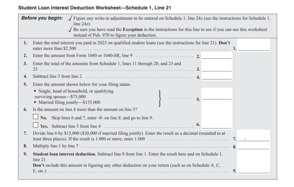 IRS Form 1098-E Instructions - Student Loan Interest Statement