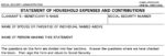 Form SSA 8011-F3 Instructions: Household Expenses