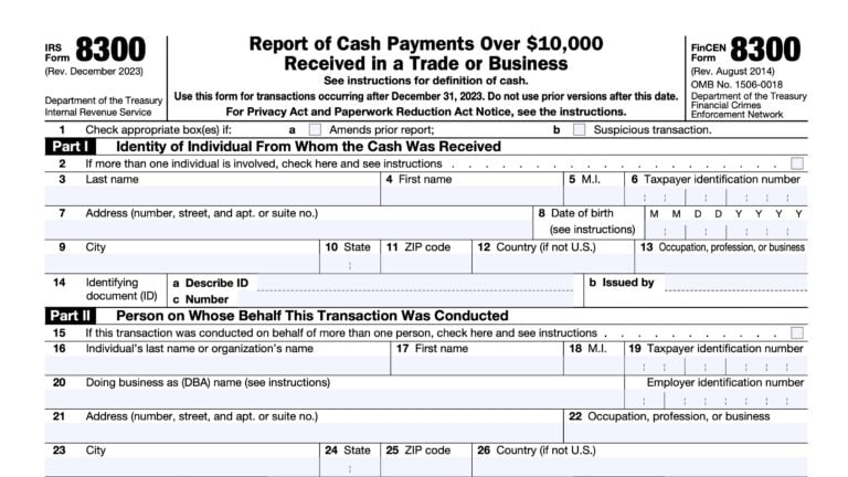 IRS Form 8978 Instructions - Reporting Partner's Additional Taxes