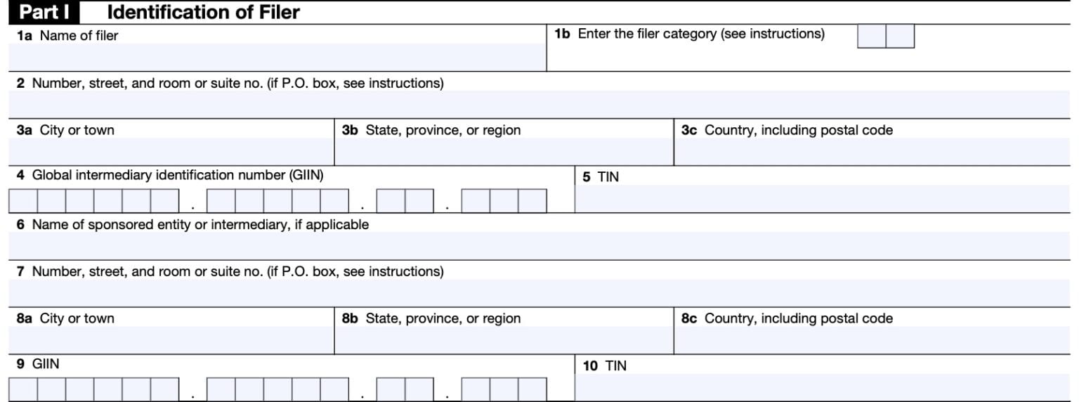 IRS Form 8966 Instructions - FATCA Reporting