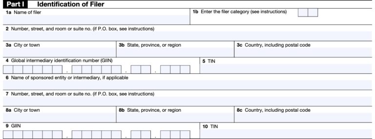 IRS Form 8966 Instructions - FATCA Reporting