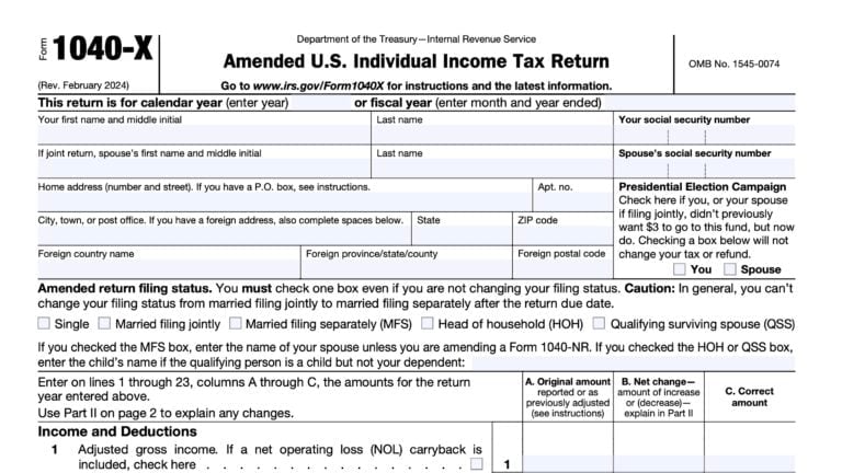 IRS Form 4506 Instructions - Request for Copy of Tax Return