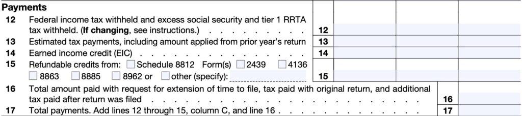 IRS Form 1040-X Instructions - Amended Tax Return
