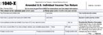 IRS Form 1040-X Instructions - Amended Tax Return