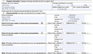 IRS Form 2848 Instructions - IRS Power of Attorney Form