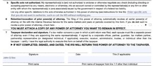IRS Form 2848 Instructions - IRS Power of Attorney Form