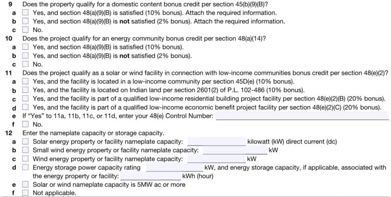 IRS Form 3468 Instructions - Investment Credit