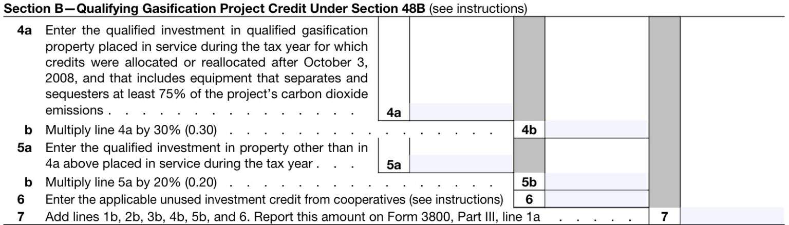 IRS Form 3468 Instructions - Investment Credit