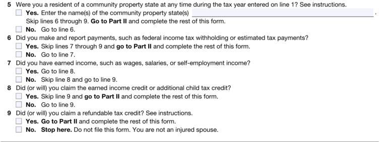 IRS Form 8379 Instructions