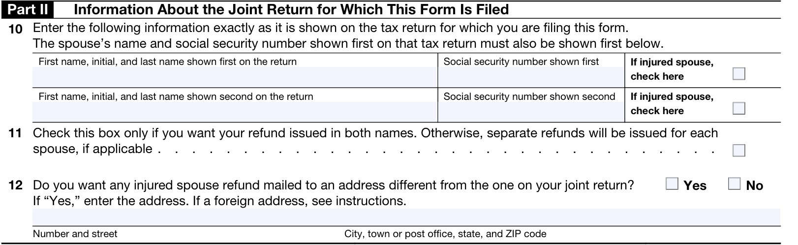 IRS Form 8379 Instructions