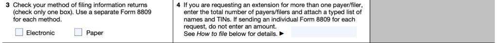 IRS Form 8809 Instructions - Extension for Information Returns