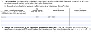 IRS Form 8821 Instructions - Tax Information Authorization