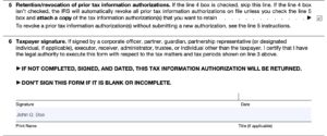 IRS Form 8821 Instructions - Tax Information Authorization