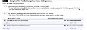 IRS Form 8822 Instructions - Changing Your Address With the IRS
