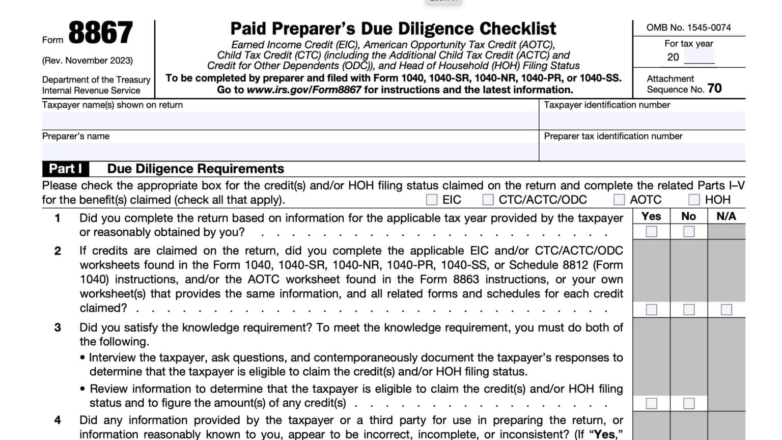 IRS Form 4506 Instructions - Request for Copy of Tax Return