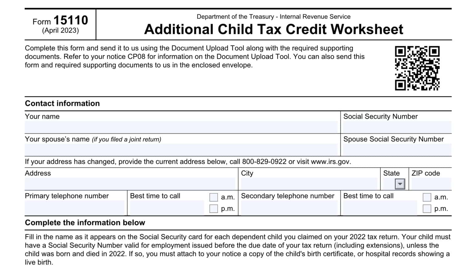 IRS Form 1040-V Instructions - Tax Payment Voucher
