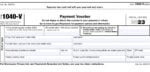 IRS Form 1040-V Instructions - Tax Payment Voucher