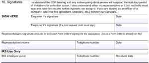 IRS Form 12153 Instructions - Request for a CDP Hearing
