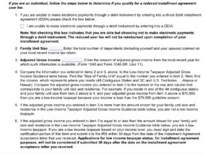 IRS Form 13844 Instructions - Reduced User Fee Application